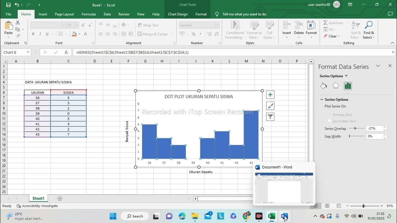 Cara Membuat Dot Plot sederhana - YouTube