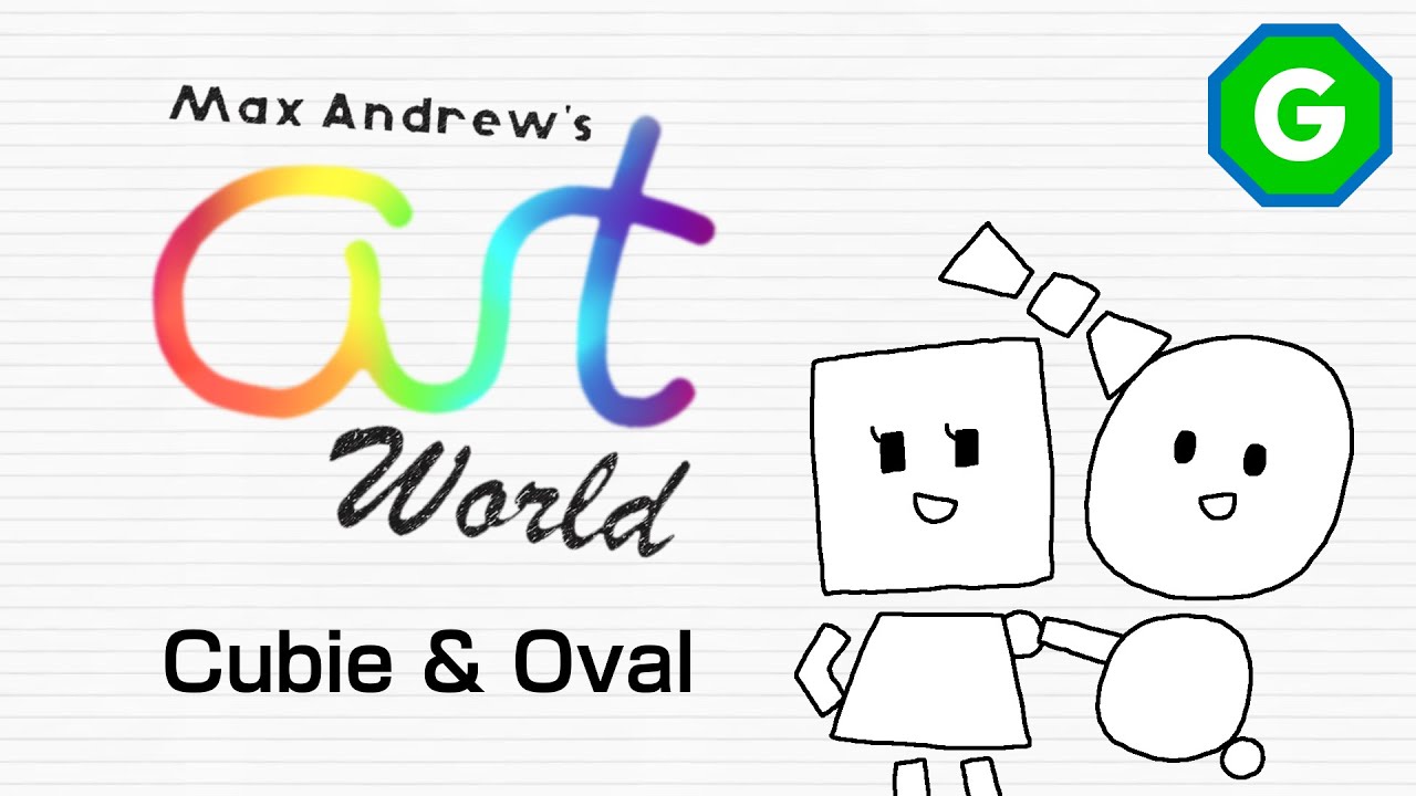 Max Andrew's Art World | Cubie & Oval | OC Showcase - YouTube