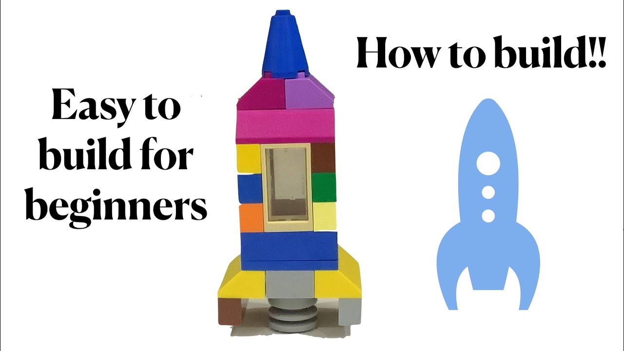 How to build a Lego rocket for beginners | sarvin’s Lego creations ...