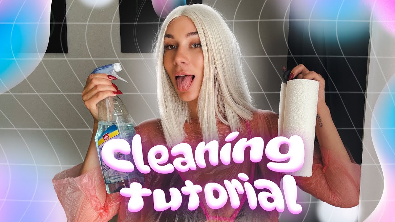 [4K] Transparent Cleaning Window & Try On Haul | Cleaning with me ...