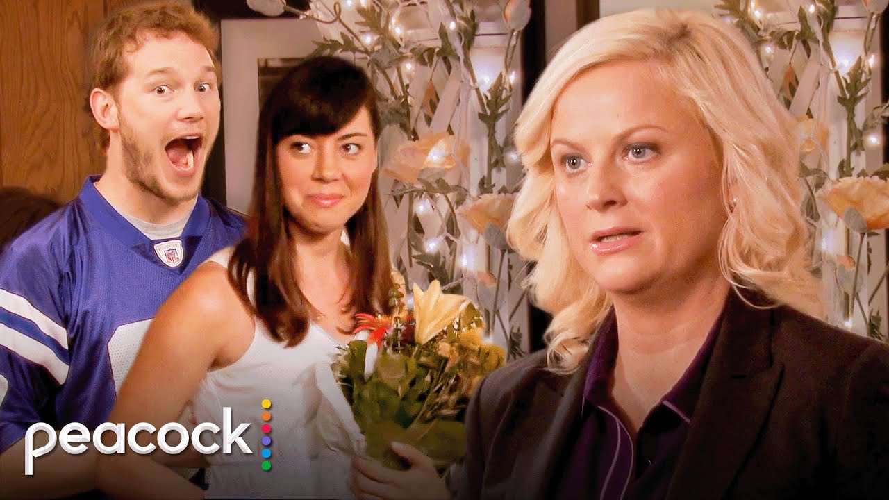 Parks and Recreation | April and Andy’s Surprise Home Wedding Shocks ...