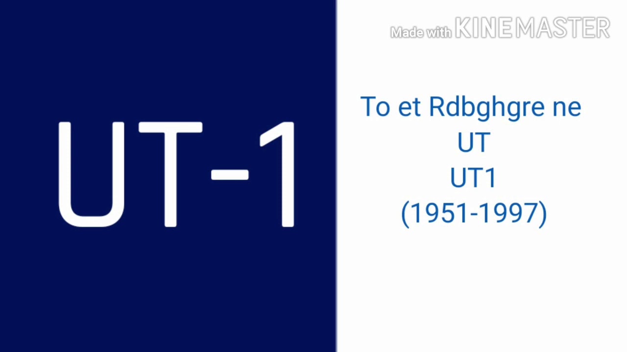 UT / UT1 Logo History (1951-present) - YouTube