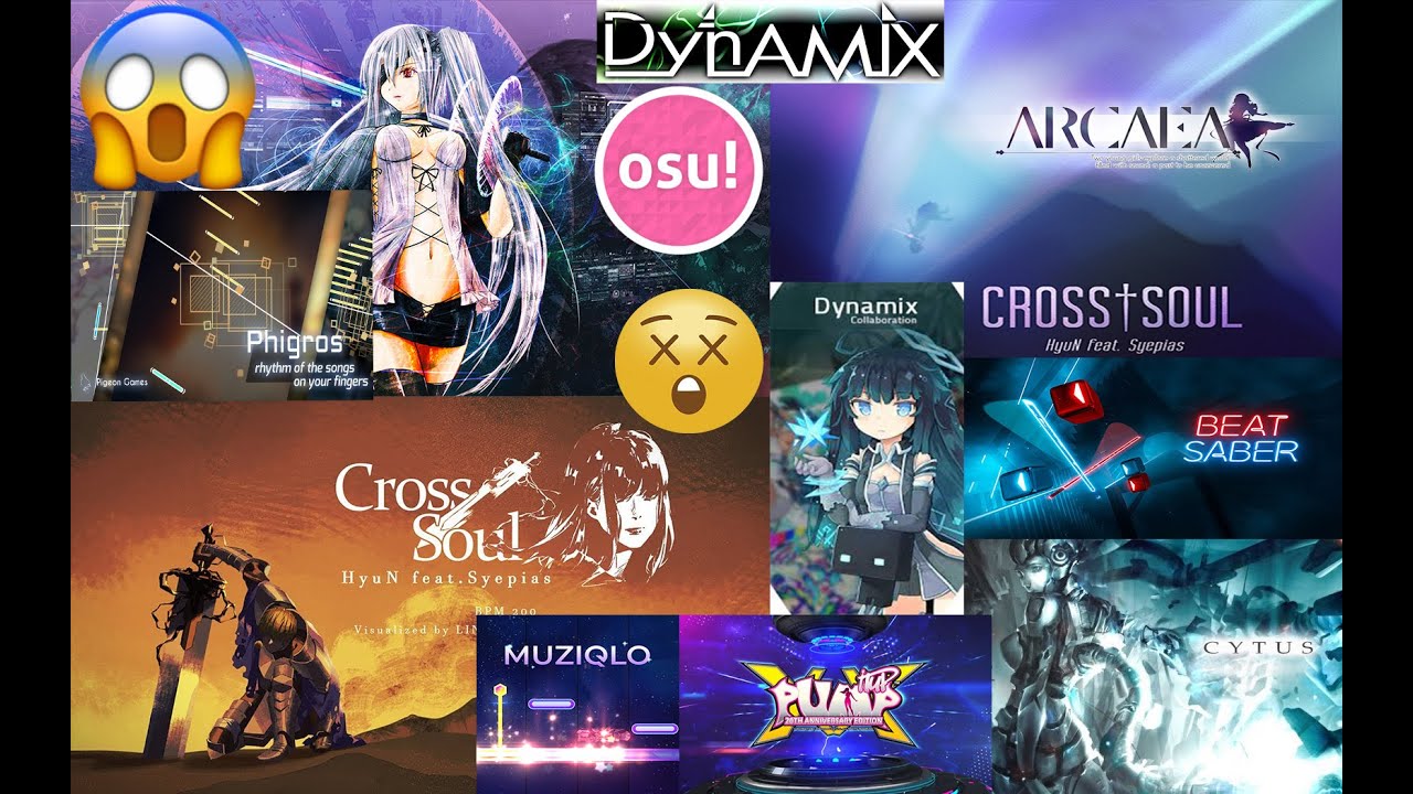 Cross†Soul - HyuN feat. Syepias All Rhythm Games Mix (9 Rhythm Games ...