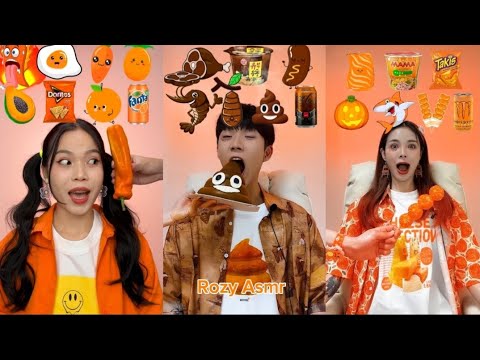 Asmr Color Food Challenge// Korean Mukbang Color Food #shortsvideo # ...