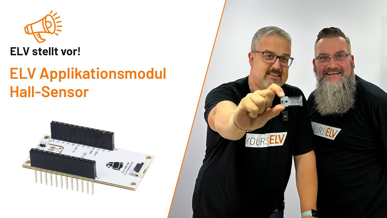 ELV Applikationsmodul Hall-Sensor - ELV stellt vor! - YouTube