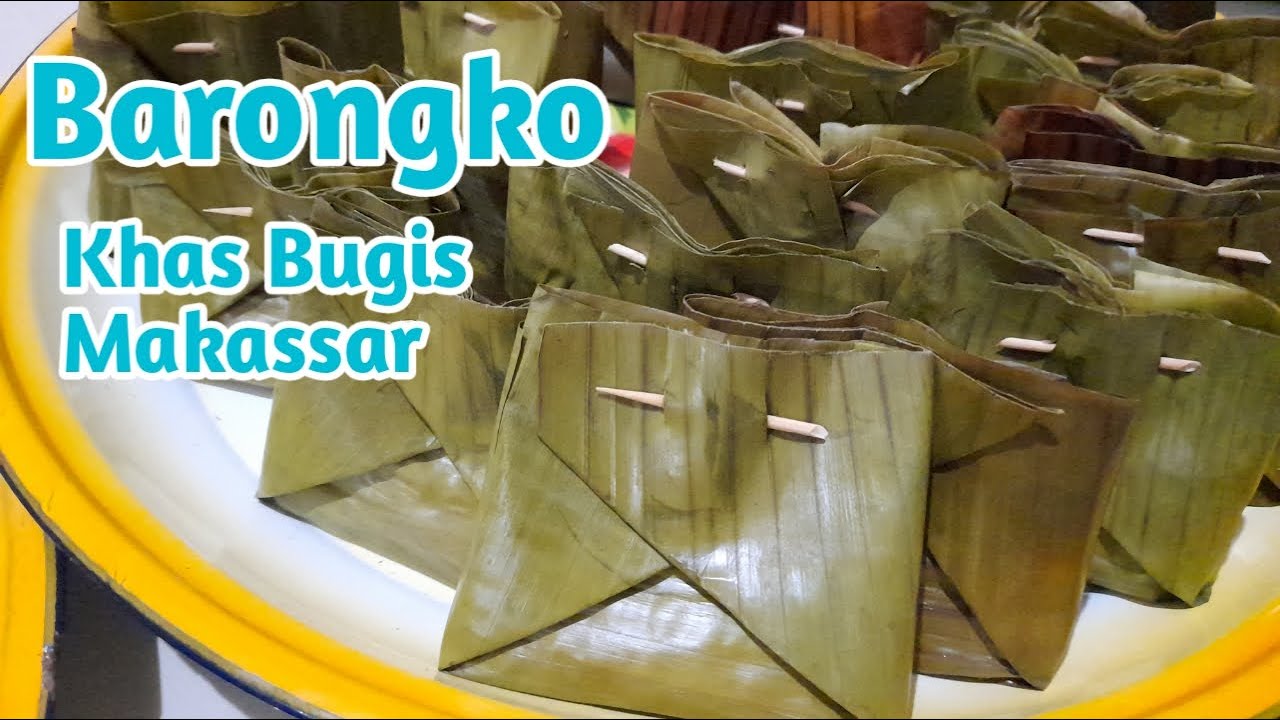 Barongko khas bugis makassar | kue tradisional enak banget, dimakan ...