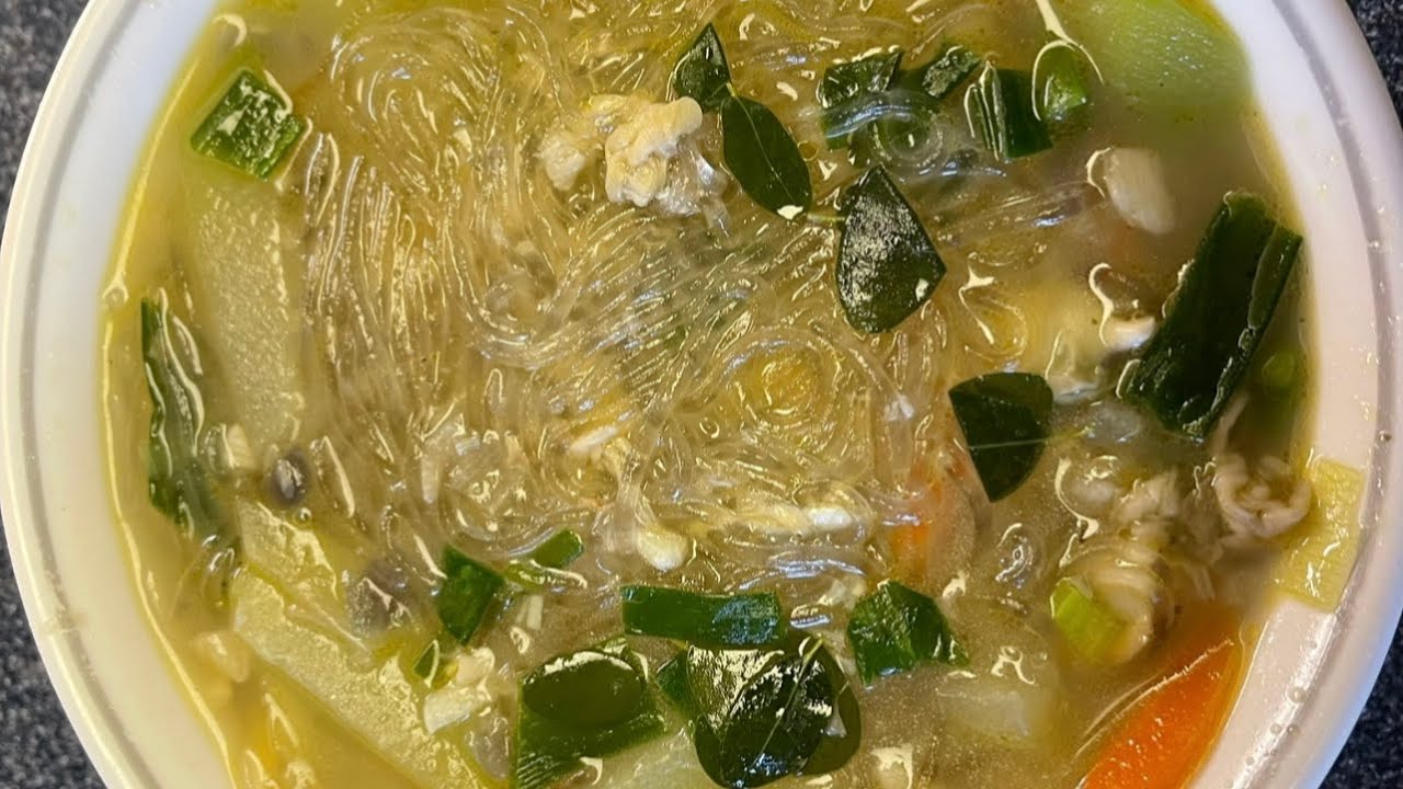 Cooking vegetables soup with sotanghon recipe // Pinay in NC - YouTube
