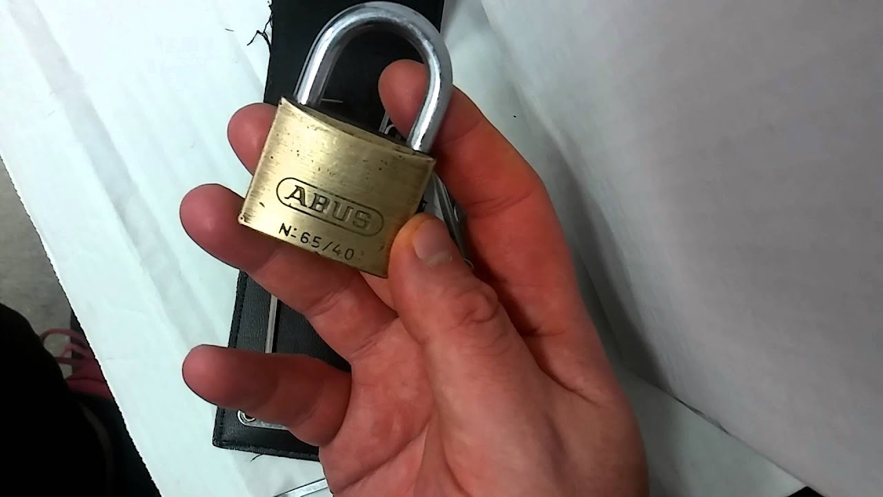 How To Pick: ABUS 65/40 - YouTube