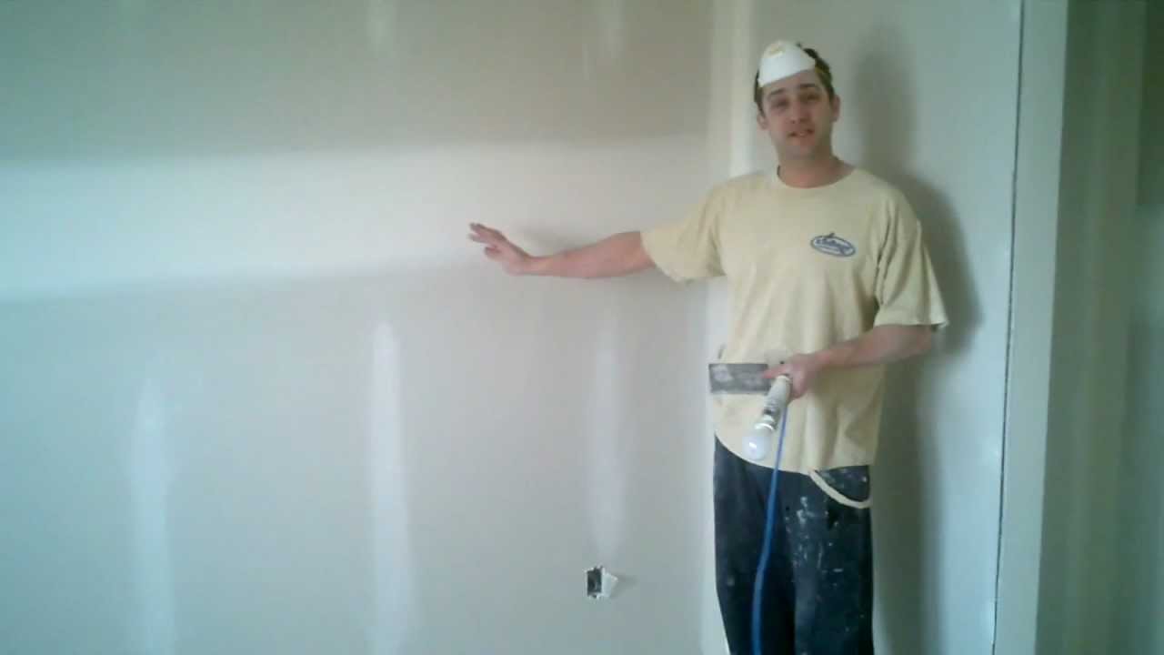 Light Checking Drywall - YouTube