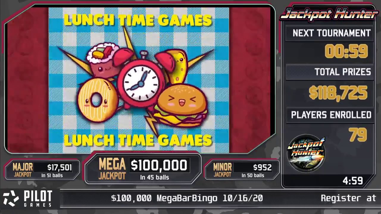 Pilot Games Happy Hour Bingo HUGE JACKPOT! - YouTube