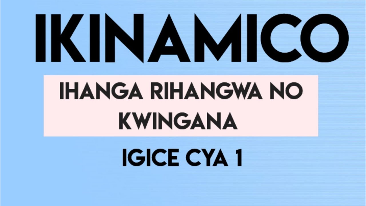 Ikinamico Ihanga Rihangwa no Kwihangana Igice 1/Ikinamico Nshyashya ...