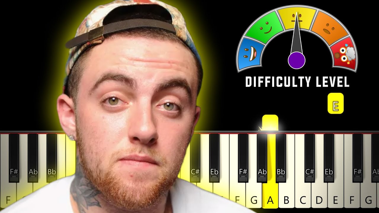 Congratulations - Mac Miller | MEDIUM Piano Tutorial + Sheet Music (PDF ...