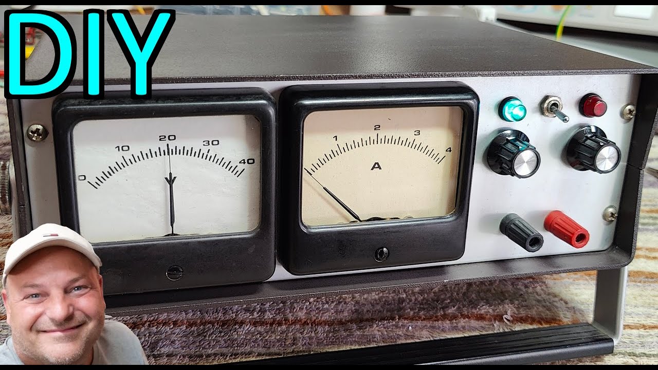 DIY Elektor Precision Power Supply Dec 1982 0-30V 3A linear 4 x 3055 ...