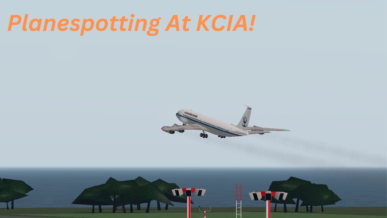 Planespotting at KCIA! - Aeronautica Roblox - YouTube