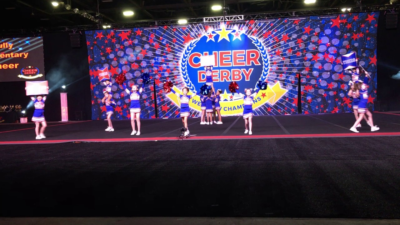 Tully Cheer wins 1st at Cheer Derby - YouTube