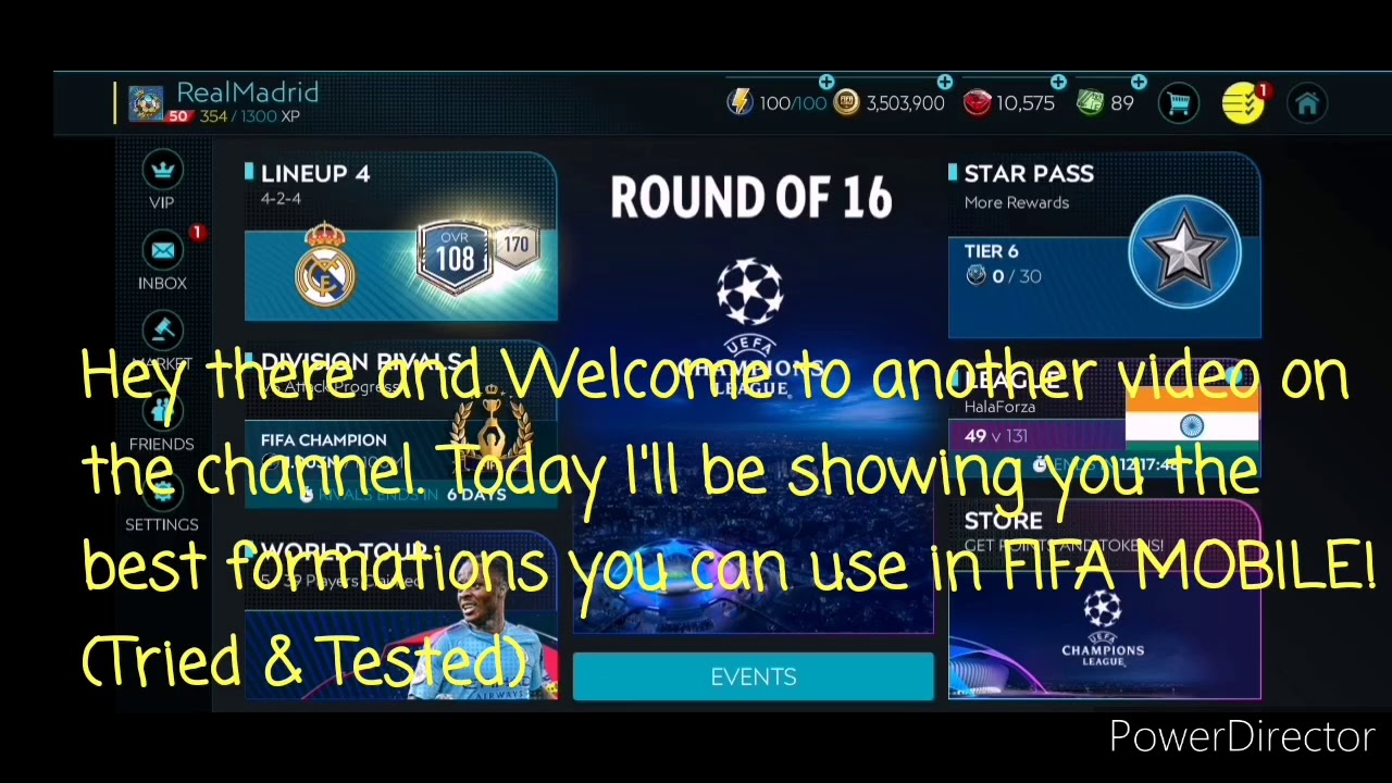 Tried & Tested #2- Best formations to use in FIFA MOBILE! - YouTube