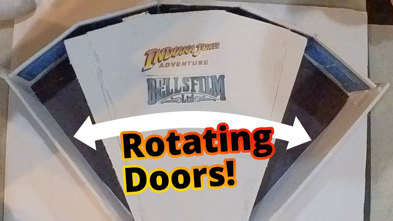 Indiana Jones Adventure NEW recreation- rotating doors | Bellsfilm ...