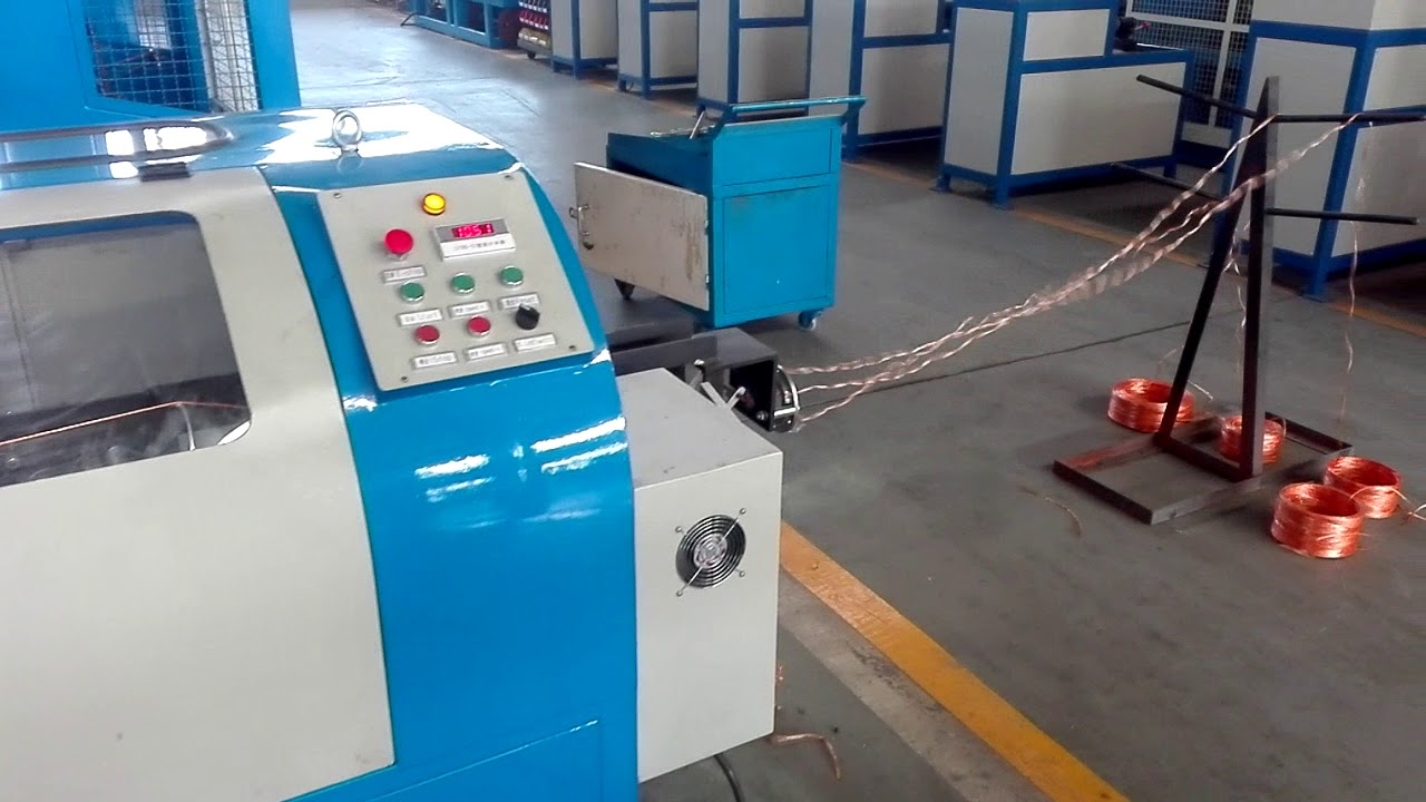 Baler Twine Spool Winder Machine - YouTube