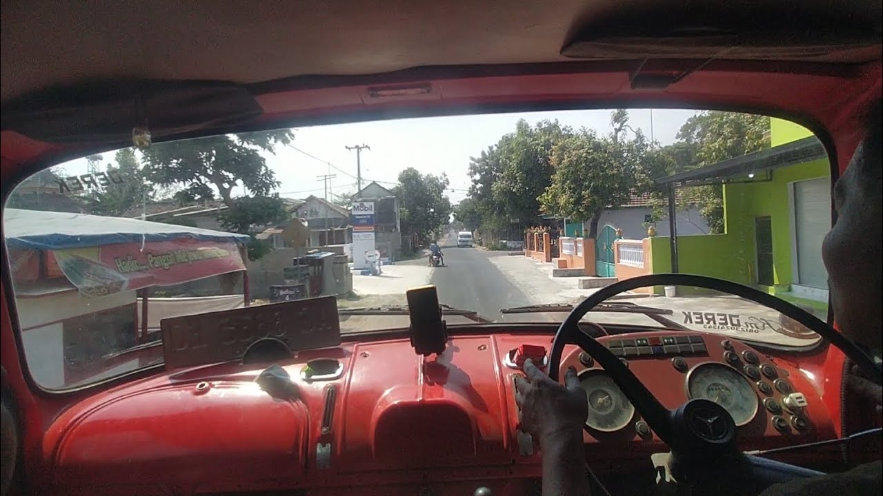 Sensation Inside the Mercy Nonong Cabin on a Rural Road - YouTube