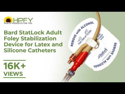 Bard StatLock Adult Foley Stabilization Device for Latex and Silicone ...