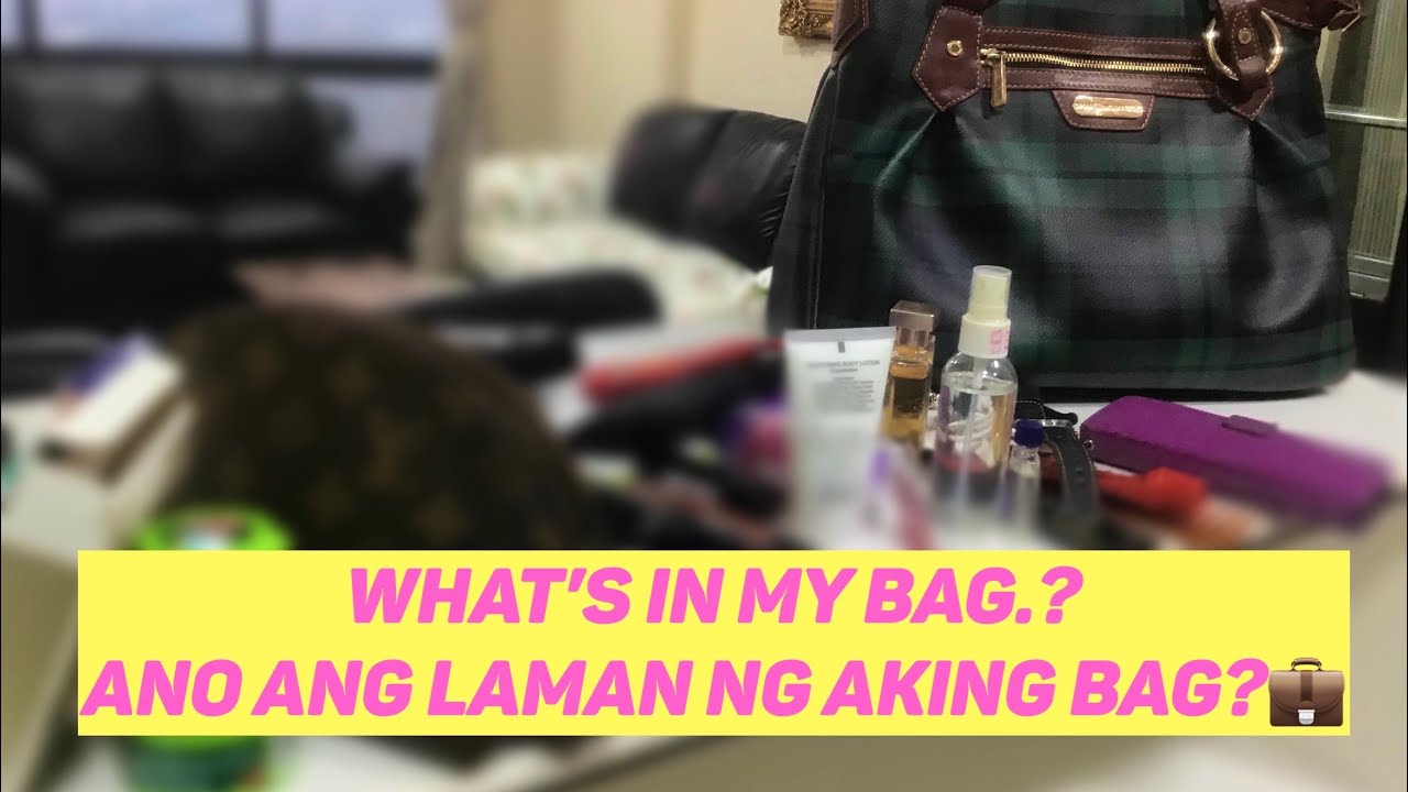 What’s Inside my Bag??? Tagalog version..😊 - YouTube
