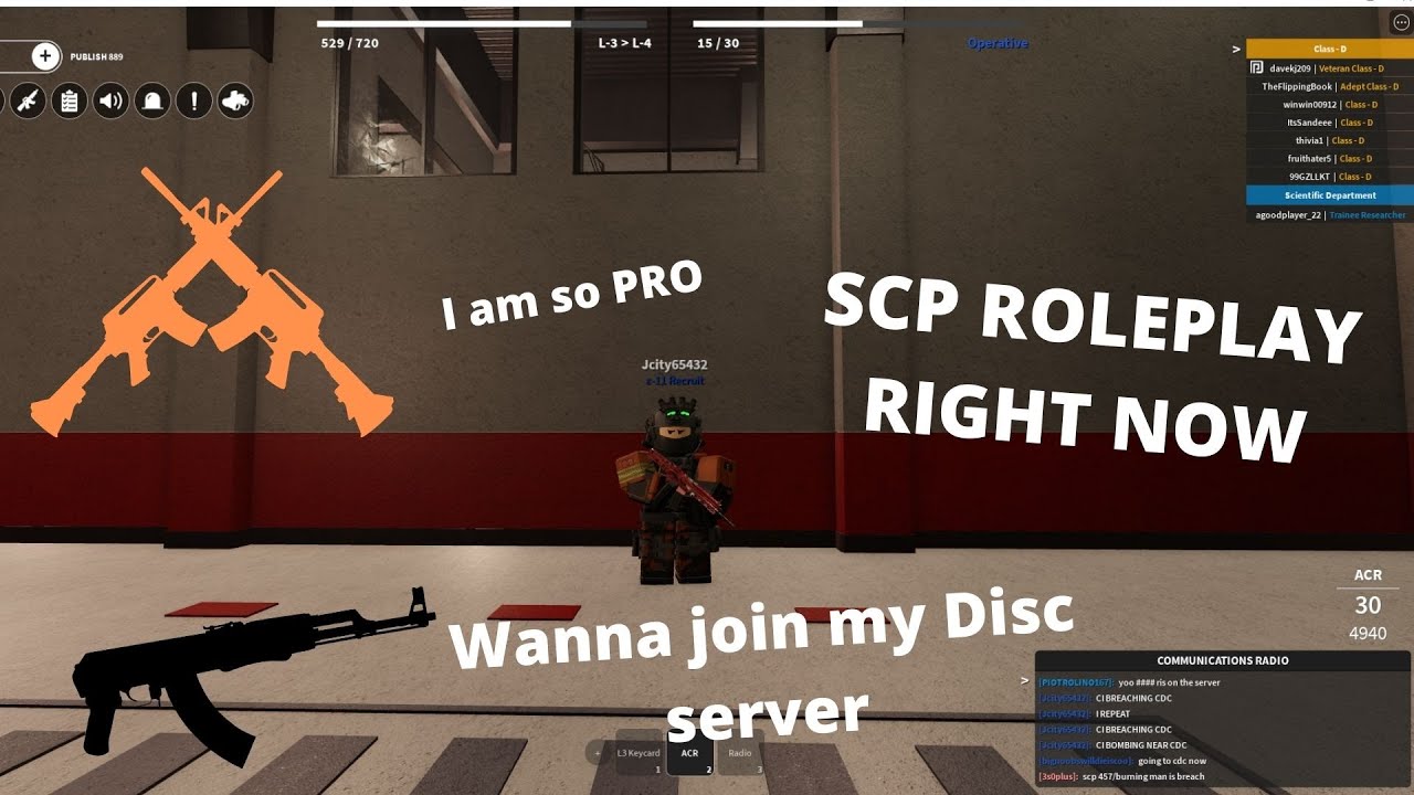 Solo's the whole squad of CI in Scp Roleplay - YouTube