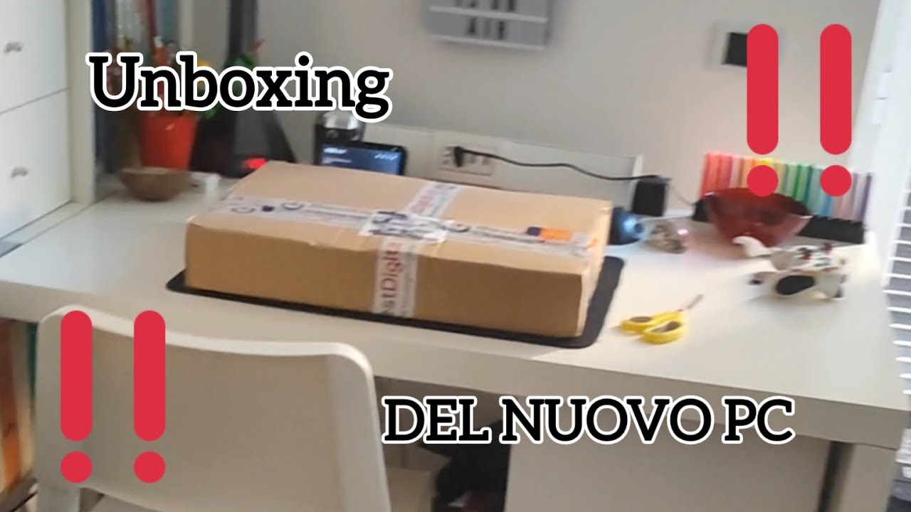 HO AVUTO UN NUOVO COMPUTER! | UNBOXING | Parte 1 - YouTube
