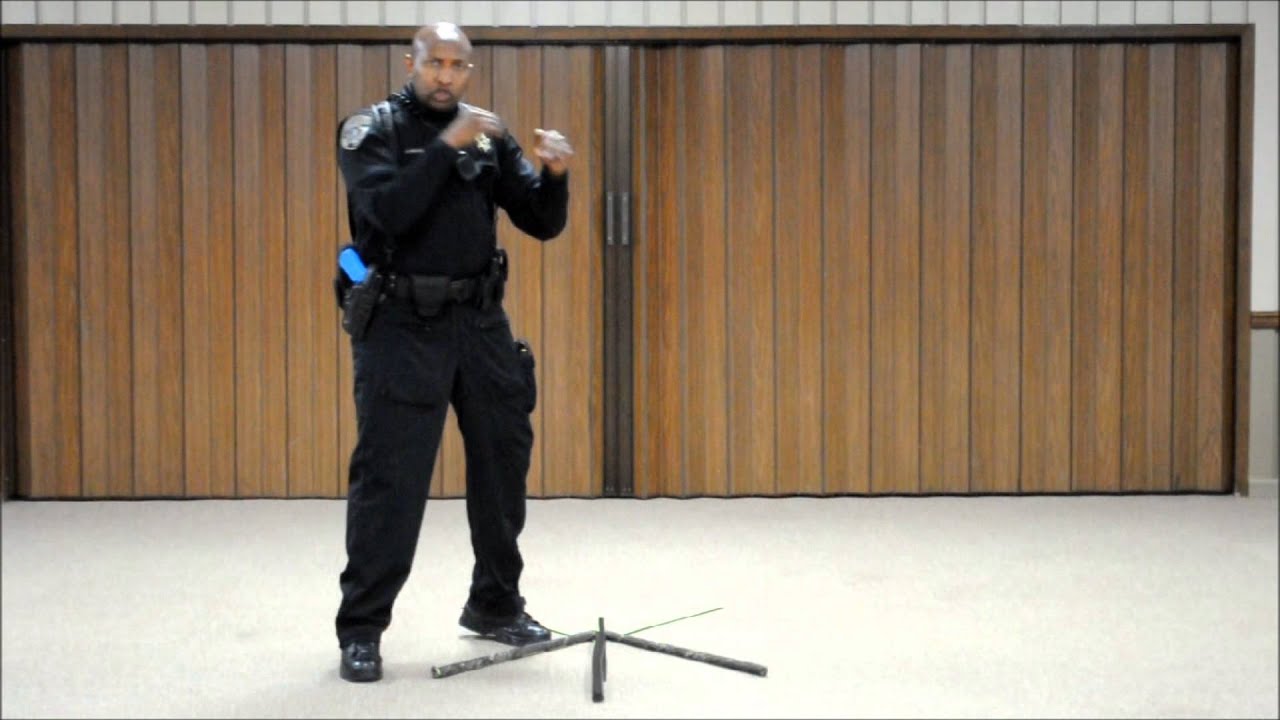 Police and Corrections Training - Triangle Footwork - YouTube