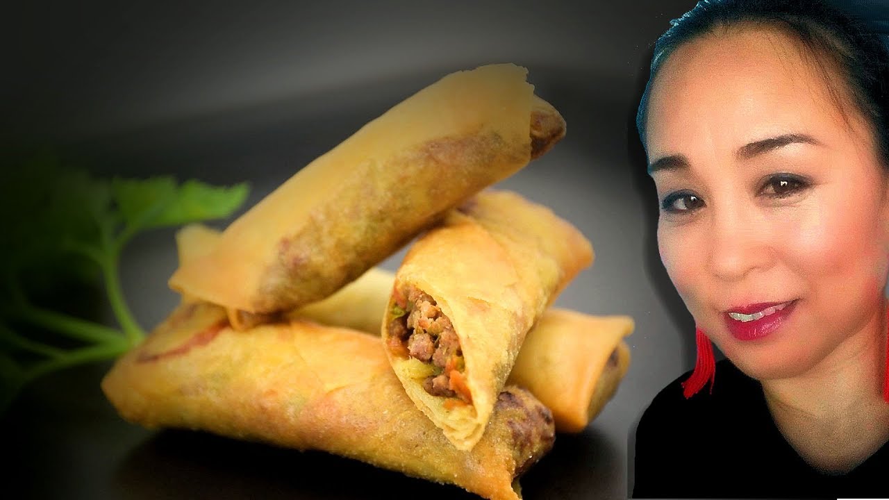 Beef Spring Rolls Chinese Style - YouTube