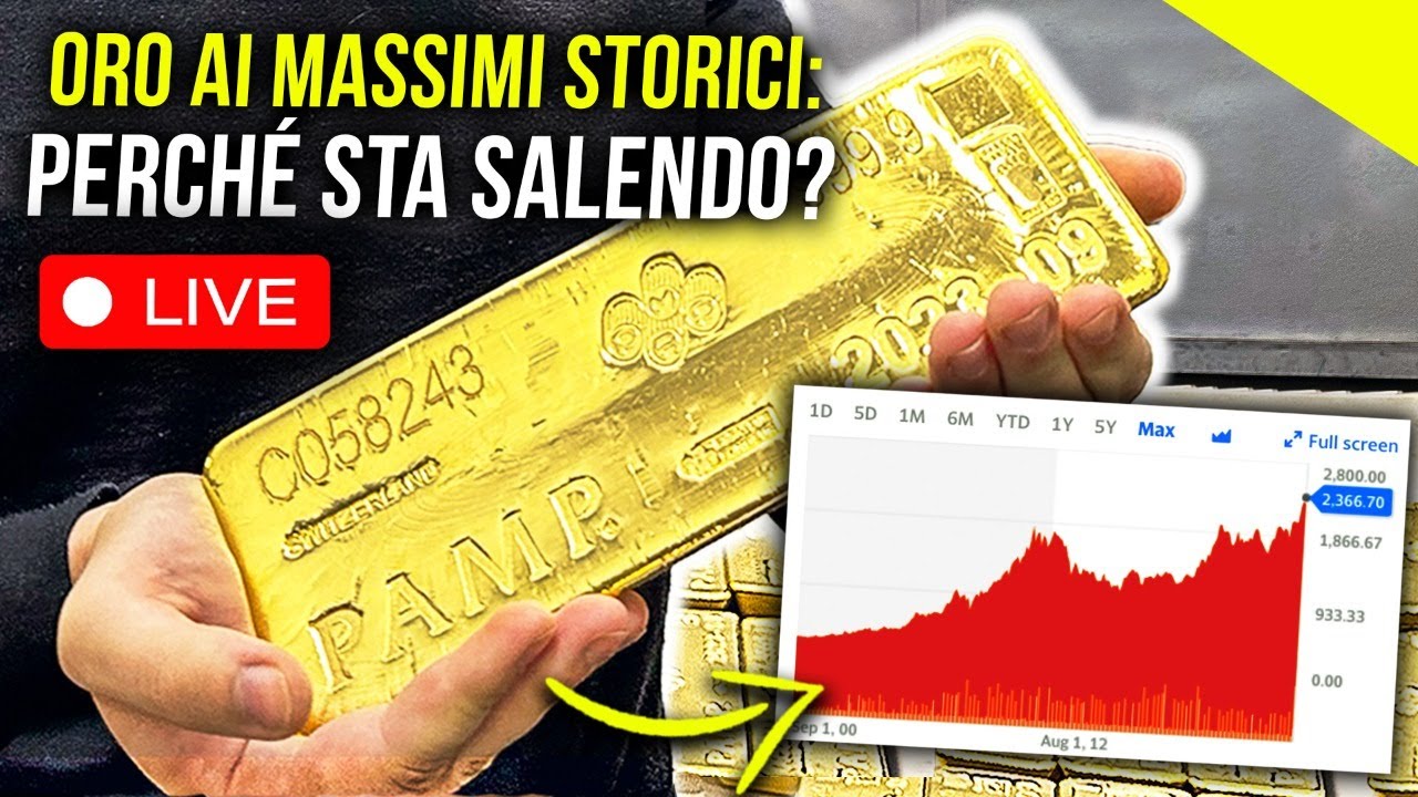 ORO ai MASSIMI STORICI: perché CONTINUA a SALIRE? - YouTube