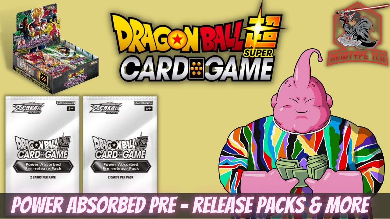 POWER ABSORBED PRE RELEASE PACK OPENING AND MORE | DRAGON BALL SUPER ...