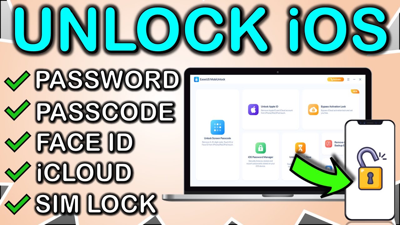 How to unlock iPhone if forgot password ANY iOS device Unlock iPhone ...