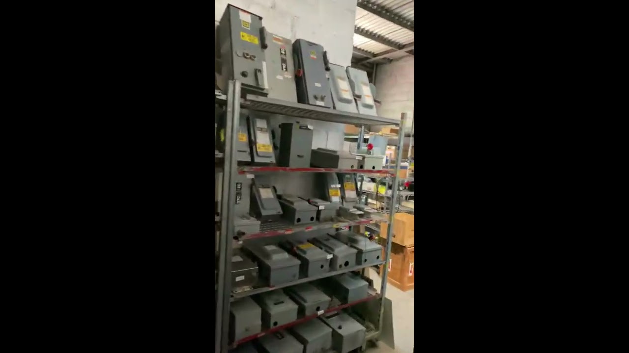 Industrial warehouse auction - YouTube