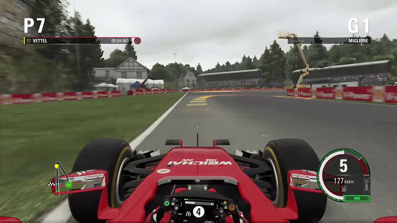 F1 2015 gameplay xbox one - Ferrari on SPA full lap - YouTube