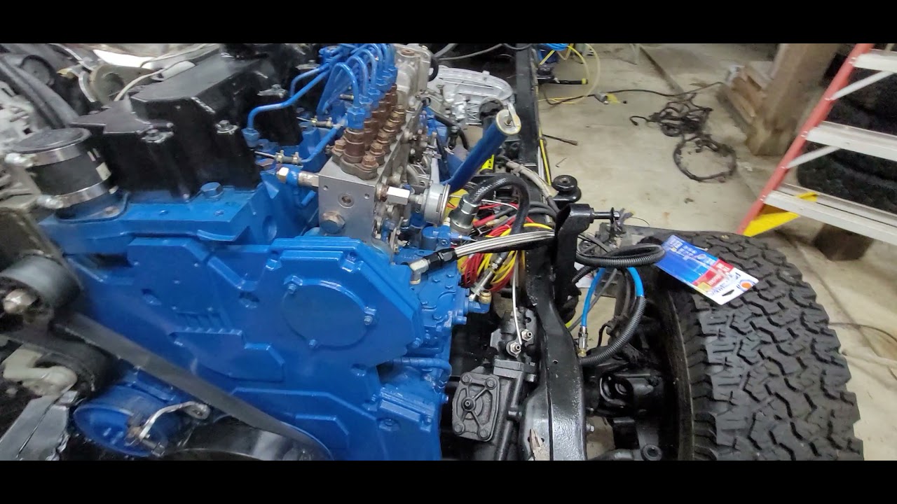 DT466 SWAP in a FORD SUPER DUTY - Fuel System - YouTube