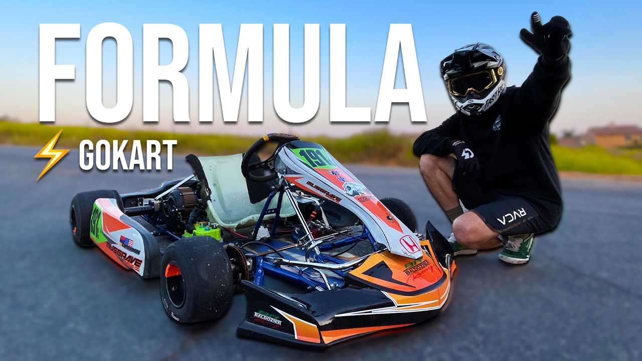 We Built Formula E GoKarts | 150mph Chassis - YouTube