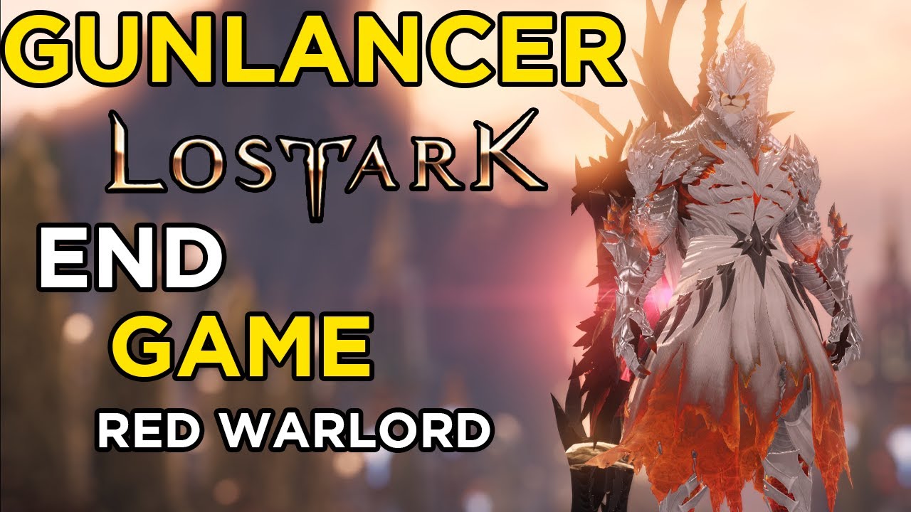 Lost Ark Gunlancer Endgame Gameplay Demo | Warrior | Red Warlord ...
