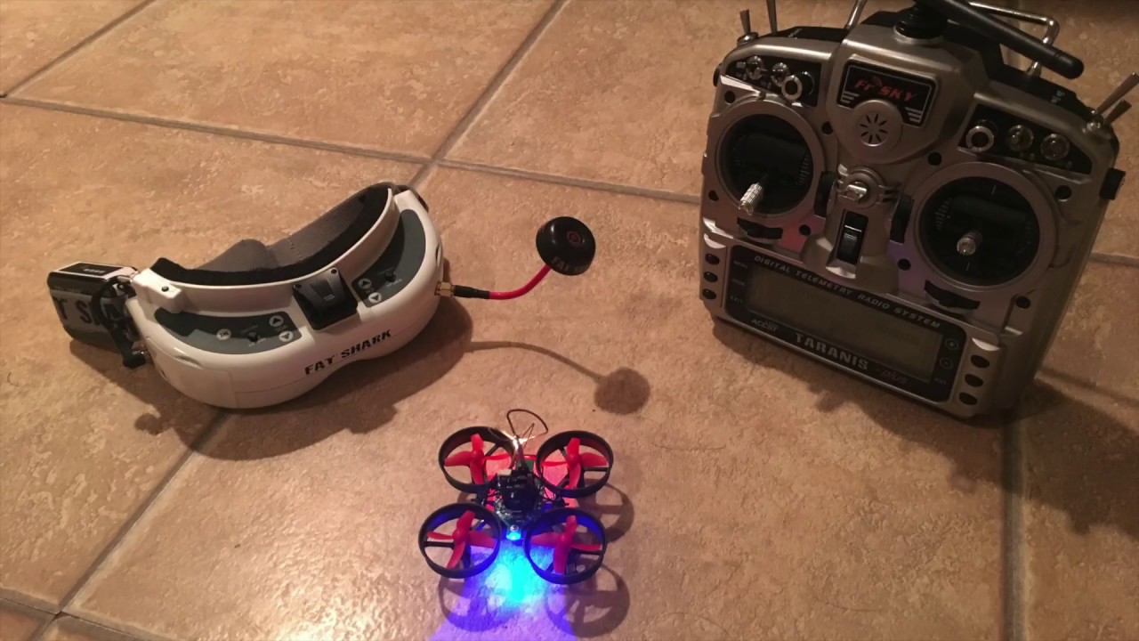 Eachine E010 Tiny Whoop With Taranis! - YouTube