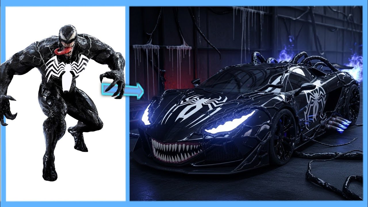 Avengers transformation into super sports car 🚗 Marvel & DC 2025 💥 ...
