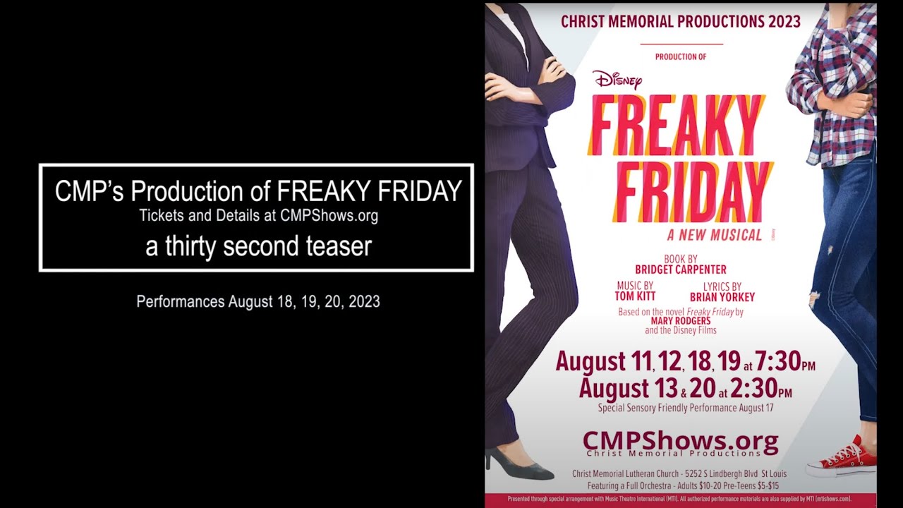 CMP's 2023 Production of FREAKY FRIDAY-teaser - YouTube