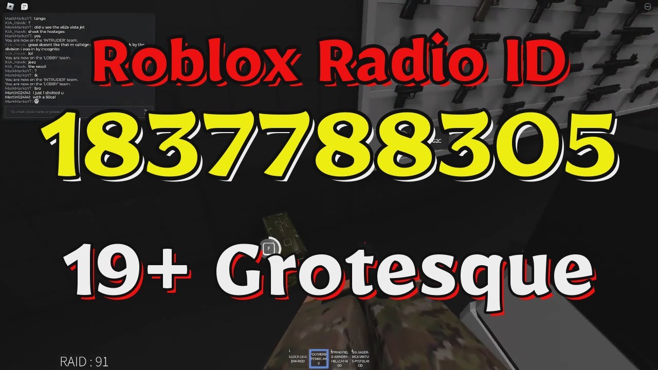 Grotesque Roblox Radio Codes/IDs - YouTube