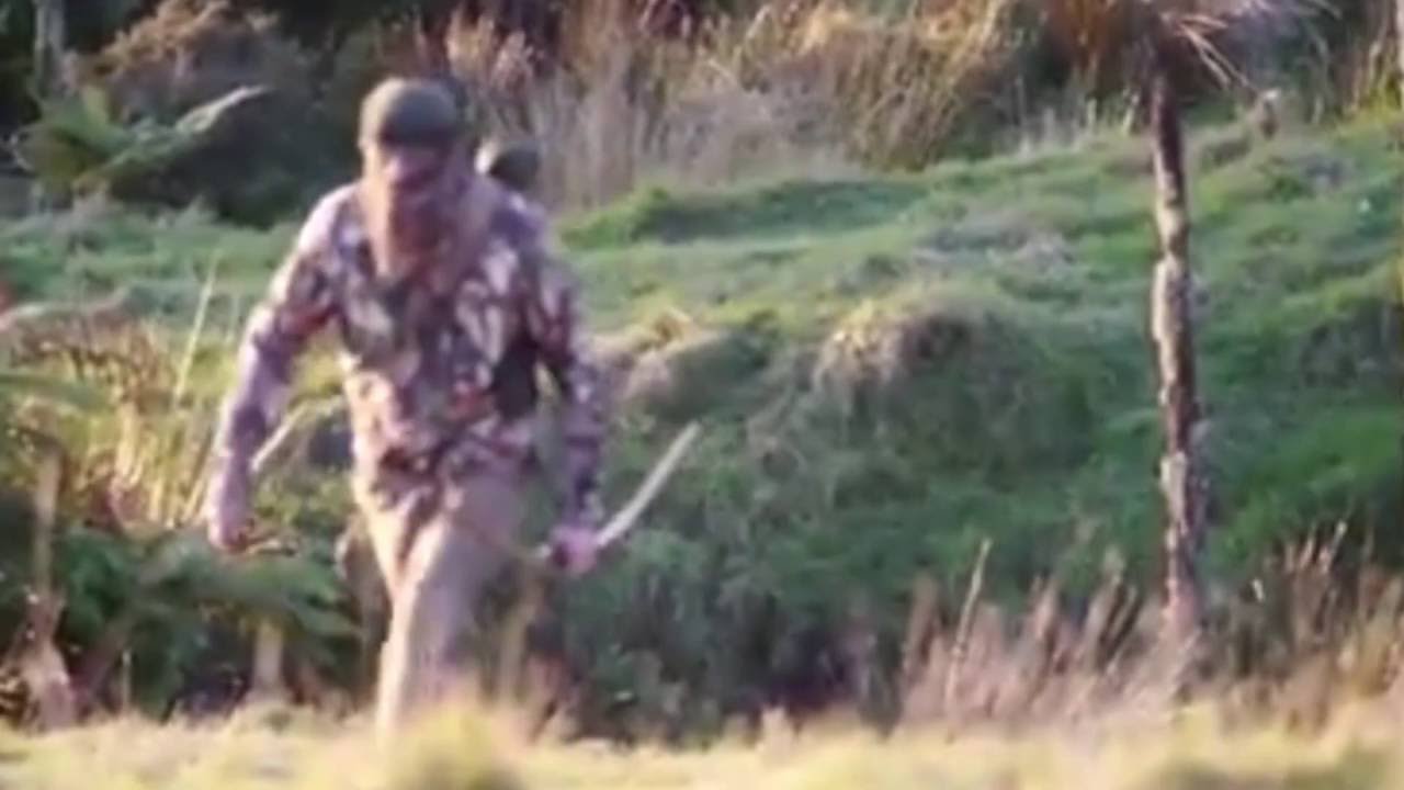 Longbow hunt Wild Pig - YouTube