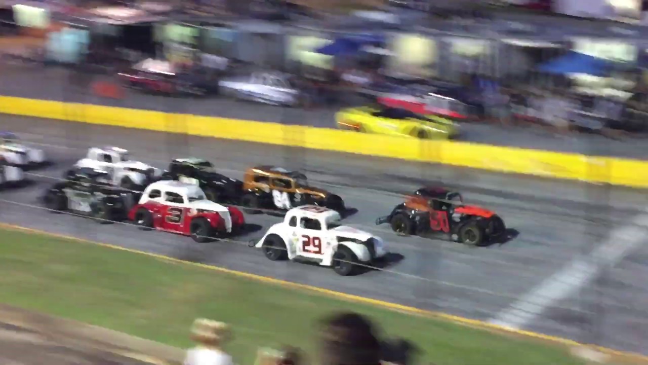 Legends at Anderson Motor Speedway August 10th 2019 - YouTube