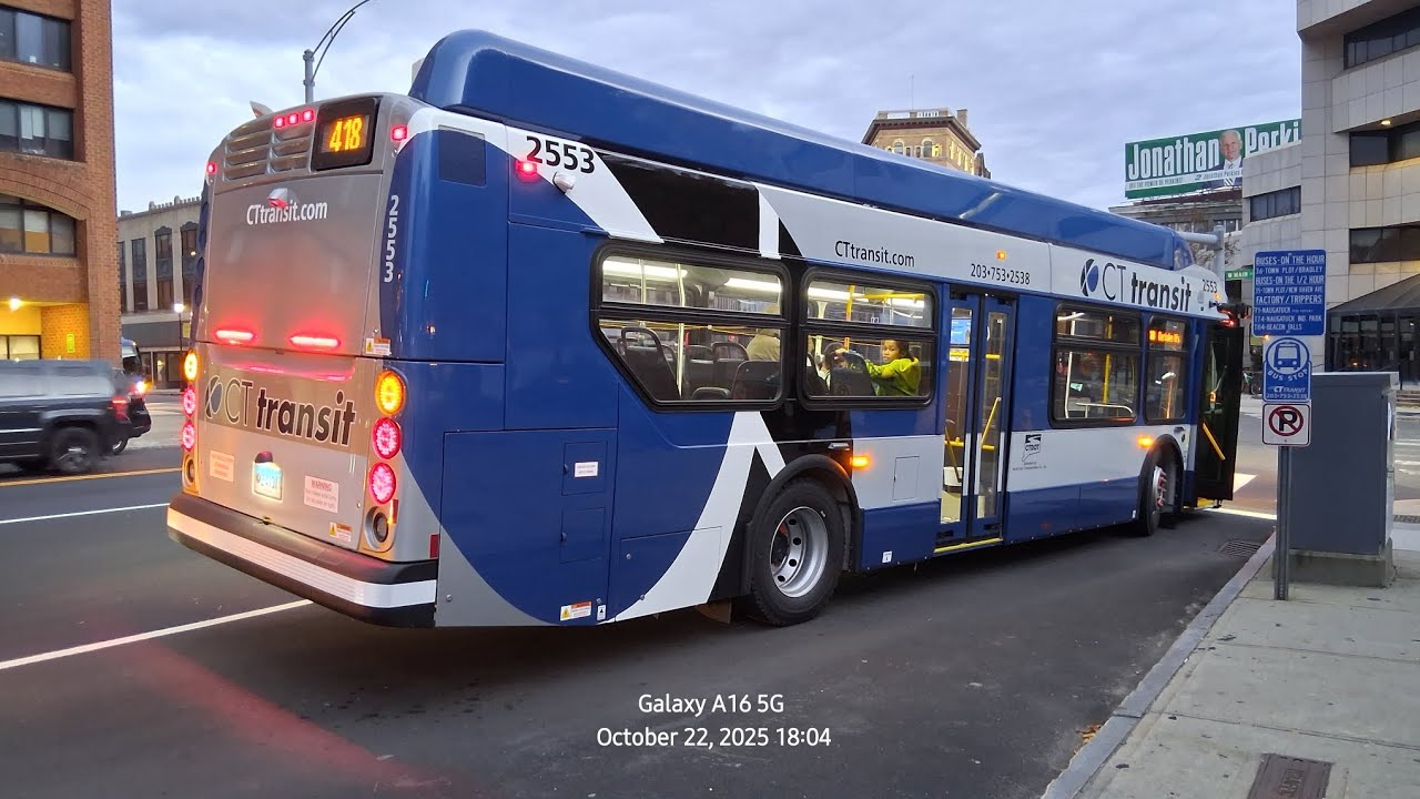 CTtransit BRAND NEW 2025 New Flyer Industries XDE35 #2553 on the 418 ...