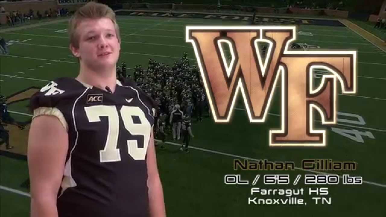 Nathan Gilliam - 2015 Wake Forest Signing Day - YouTube