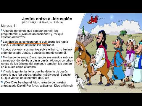 Jesús sobre un pollino. Grupo kids. Iglesia Misionera Cristiana Roca ...