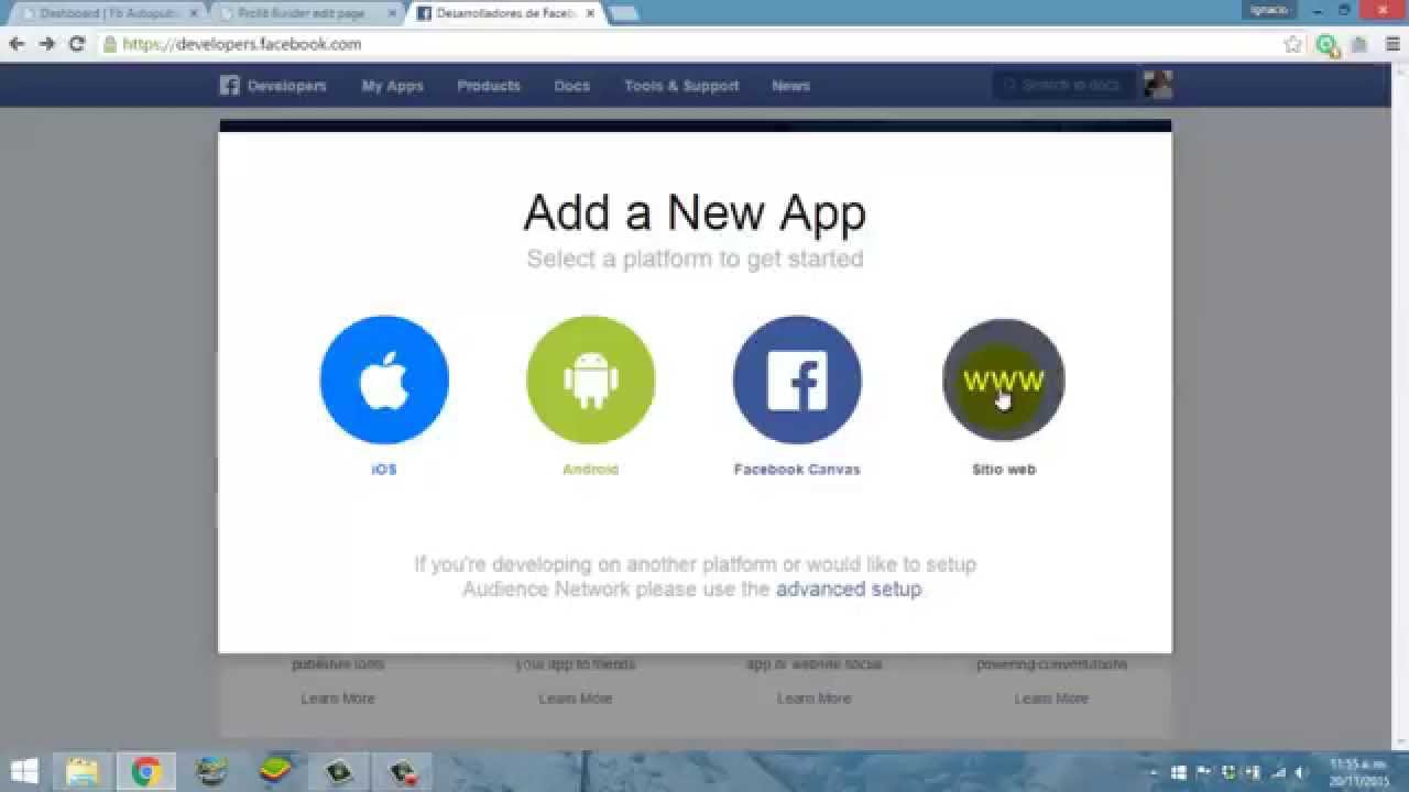Fb Autopublicador-Como crear una app en facebook - YouTube