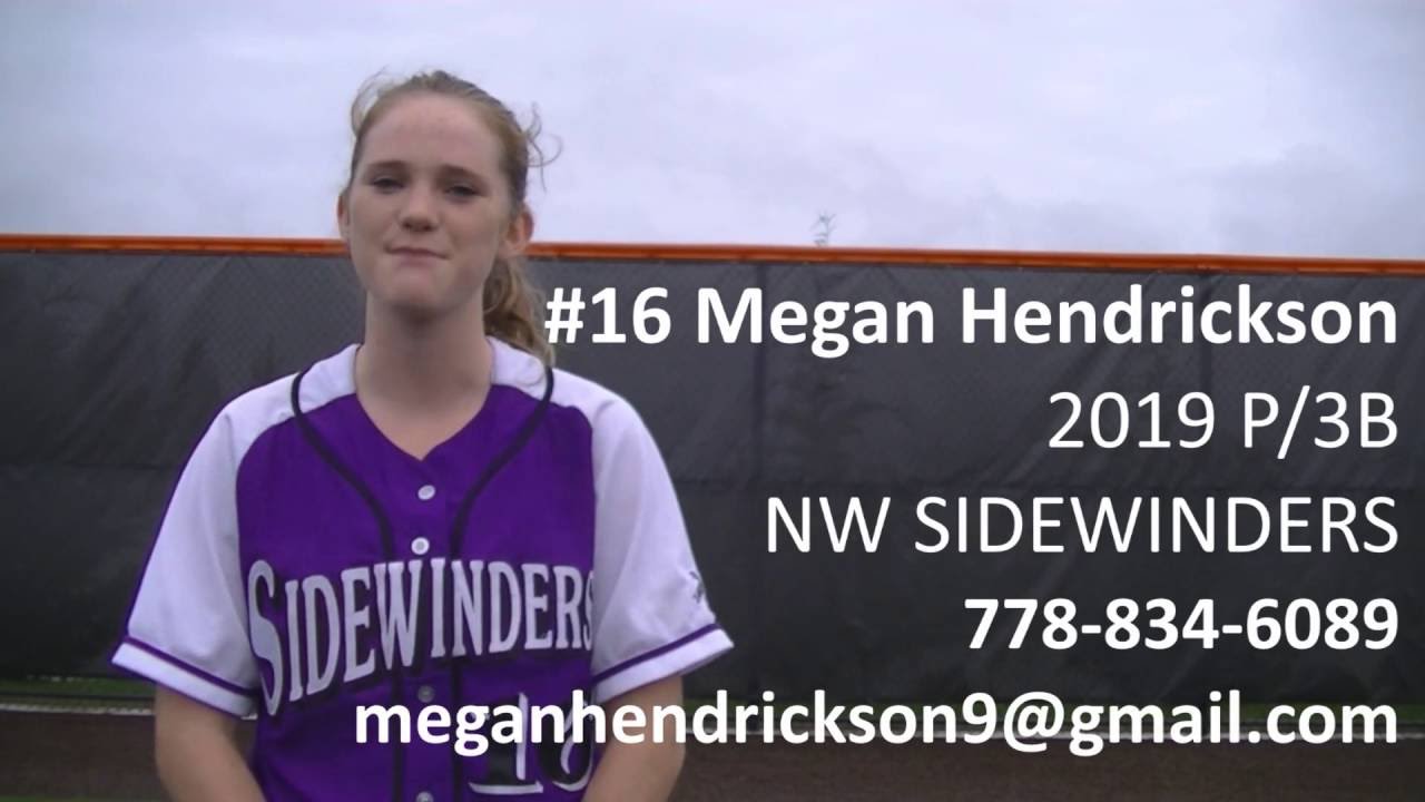 Megan Hendrickson Softball Skills Video - YouTube