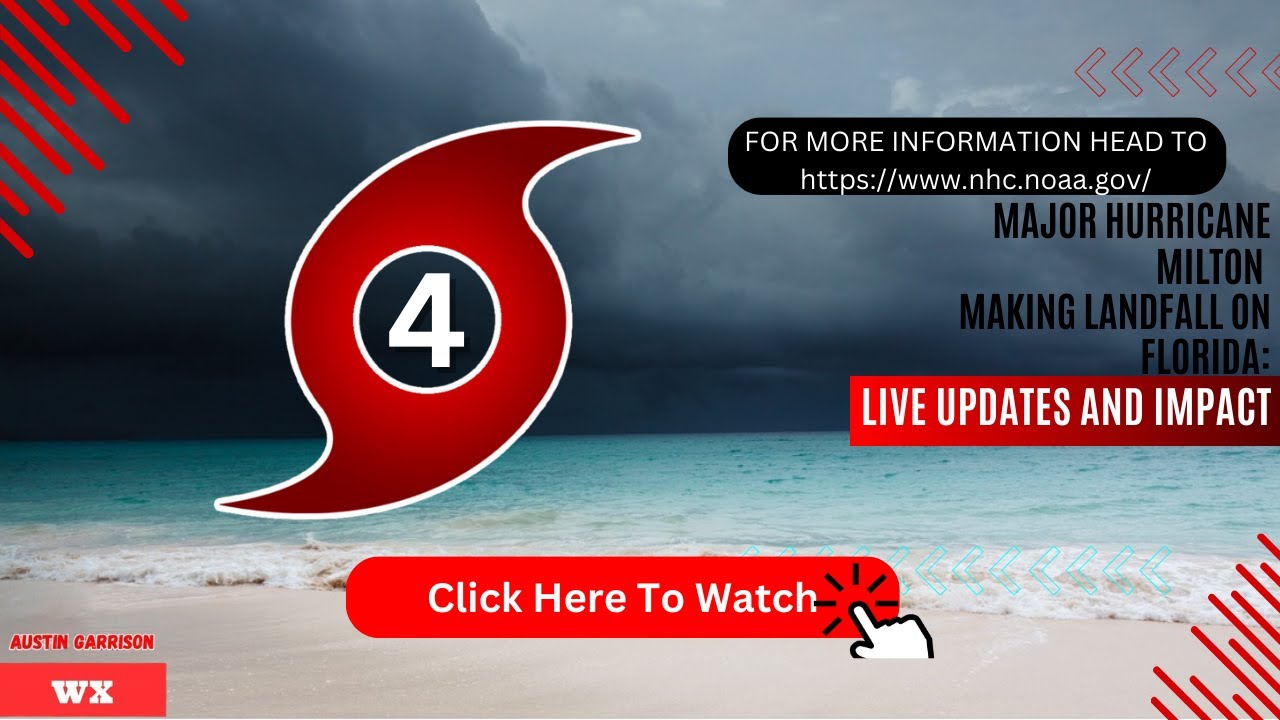 Major Hurricane Milton Making Landfall on Florida: Live Updates and ...