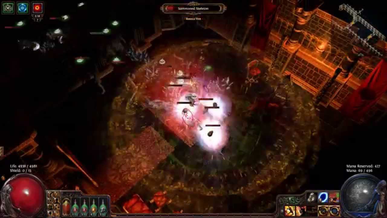 Path of Exile Unique Map : Poorjoy's Asylum - YouTube